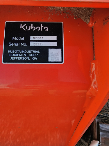 KUBOTA M1811 - 004295 - Pell's Farm Service, Inc.
